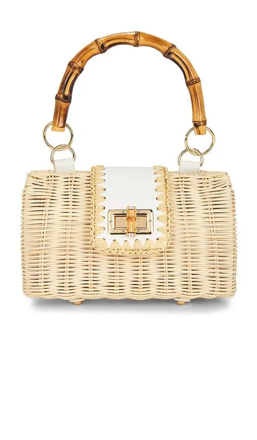 BTB LOS ANGELES Mason Bamboo Clutch