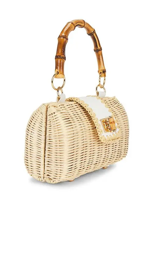 BTB LOS ANGELES Mason Bamboo Clutch