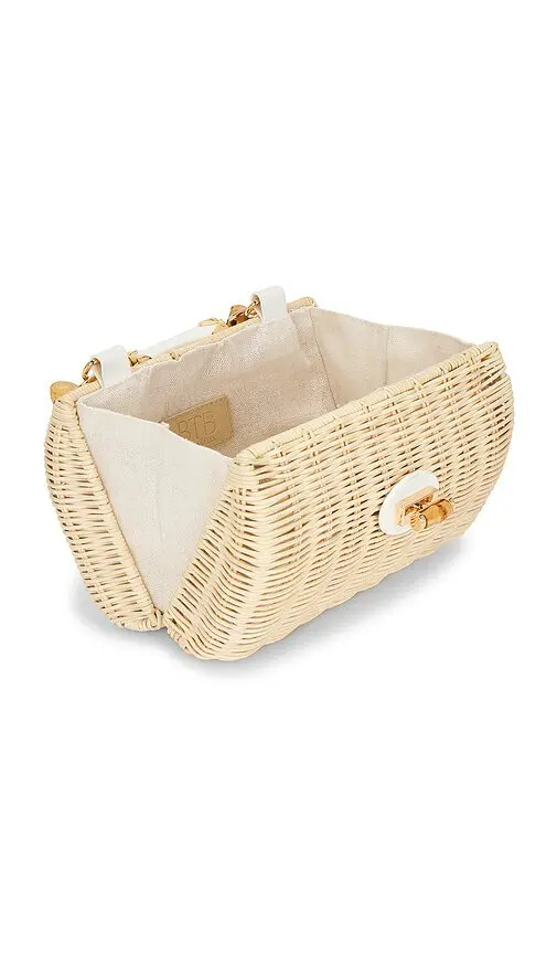 BTB LOS ANGELES Mason Bamboo Clutch