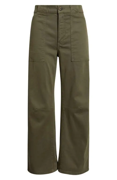 Madewell Darted Barrel Leg Trousers - Faded Ivy