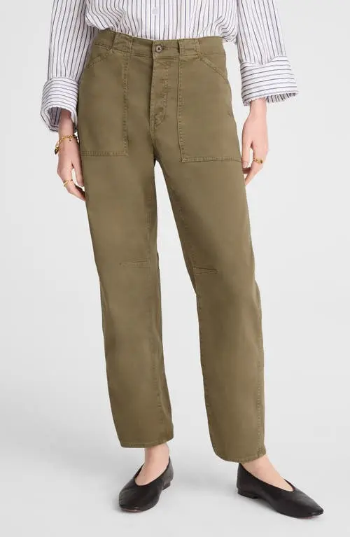 Madewell Darted Barrel Leg Trousers