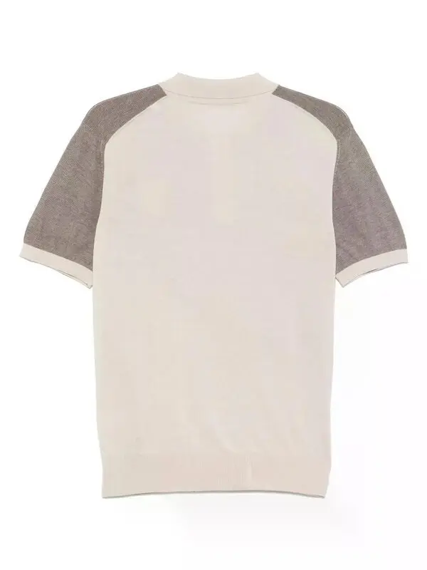 Corneliani Knitted Polo Shirt - Brown
