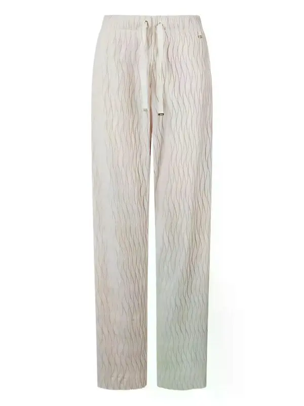 Herno Wave Jacquard Trousers - Neutrals