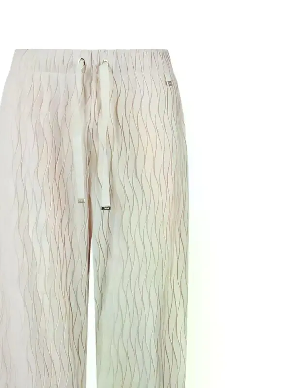 Herno Wave Jacquard Trousers - Neutrals
