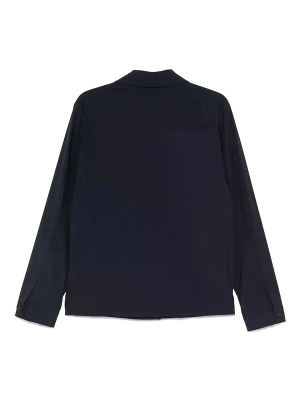 Corneliani Wool Shirt Jacket - Blue