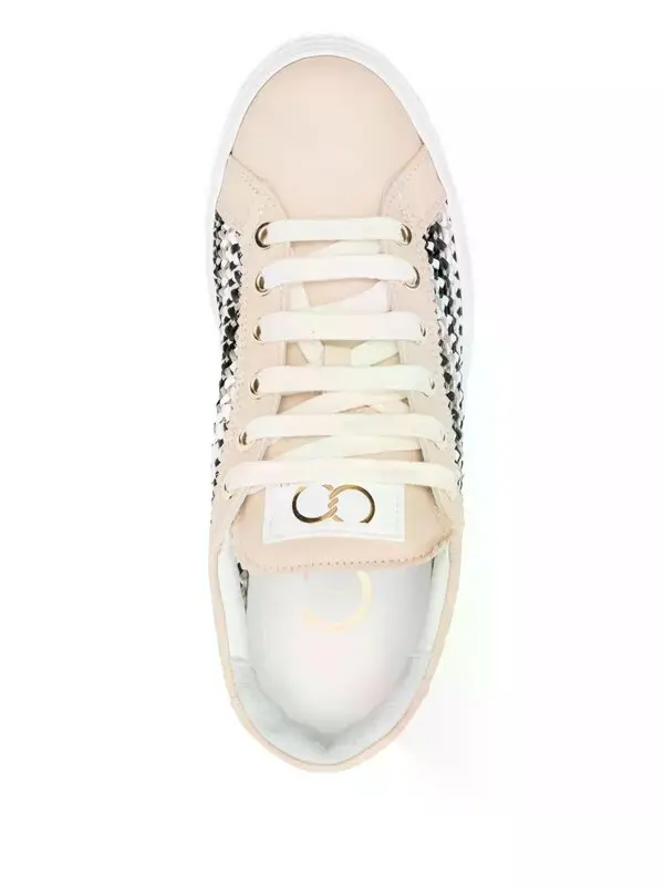 Casadei Woven Low Top Sneakers