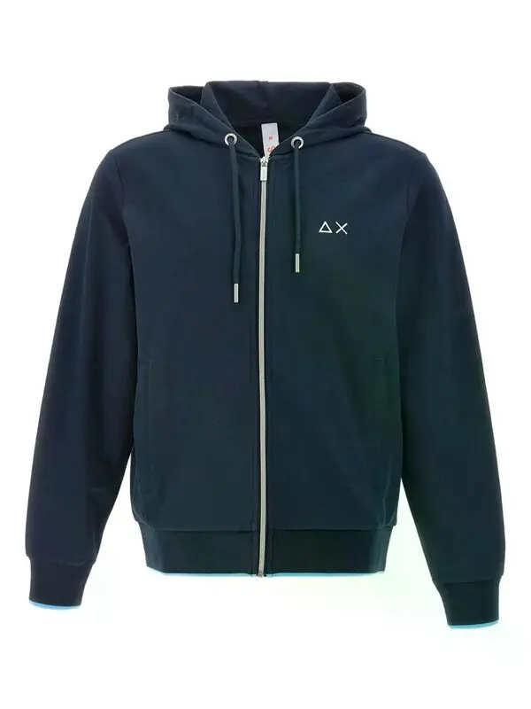 SUN 68 Zip-up Hoodie - Blue