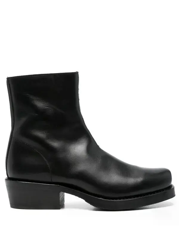 SECOND / LAYER 50mm Leather Ankle Boots