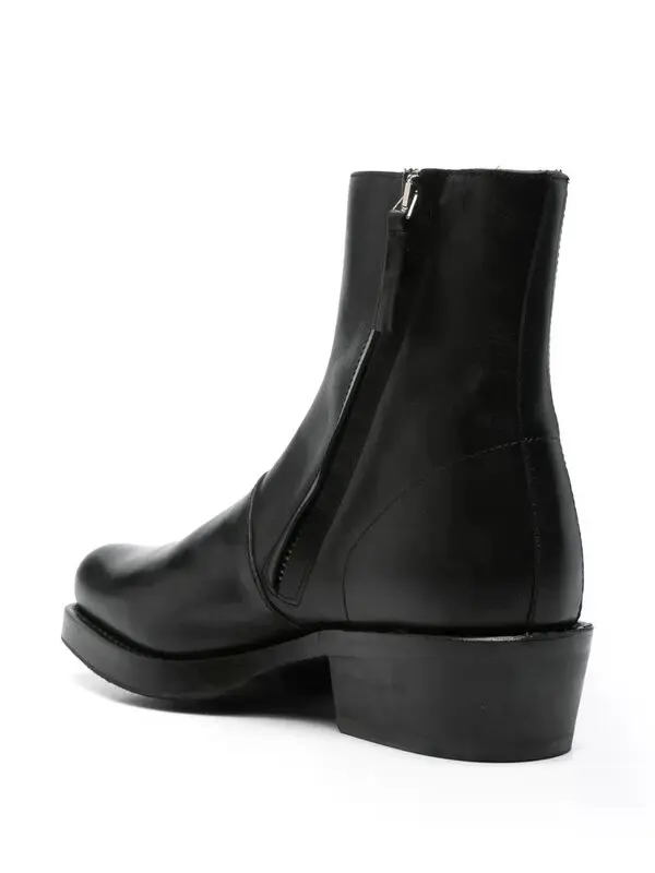 SECOND / LAYER 50mm Leather Ankle Boots