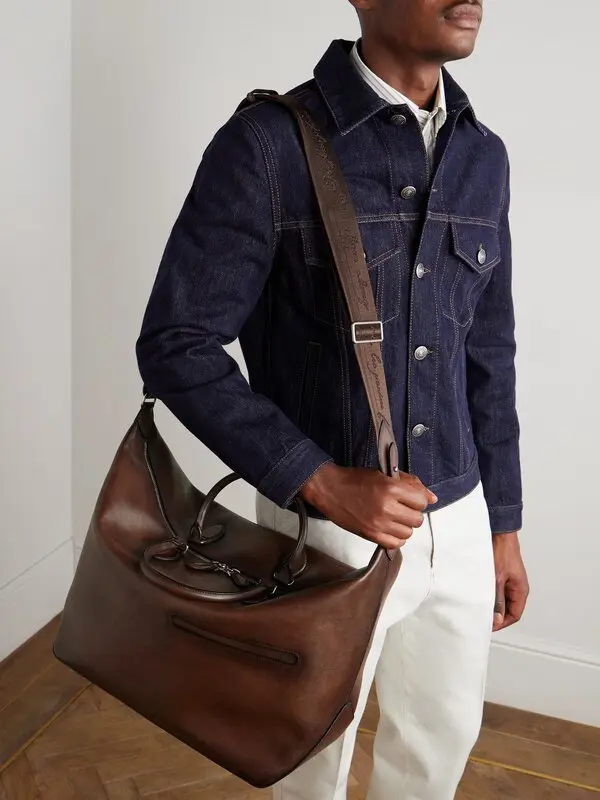 Berluti Toujours Venezia Leather Weekend Bag