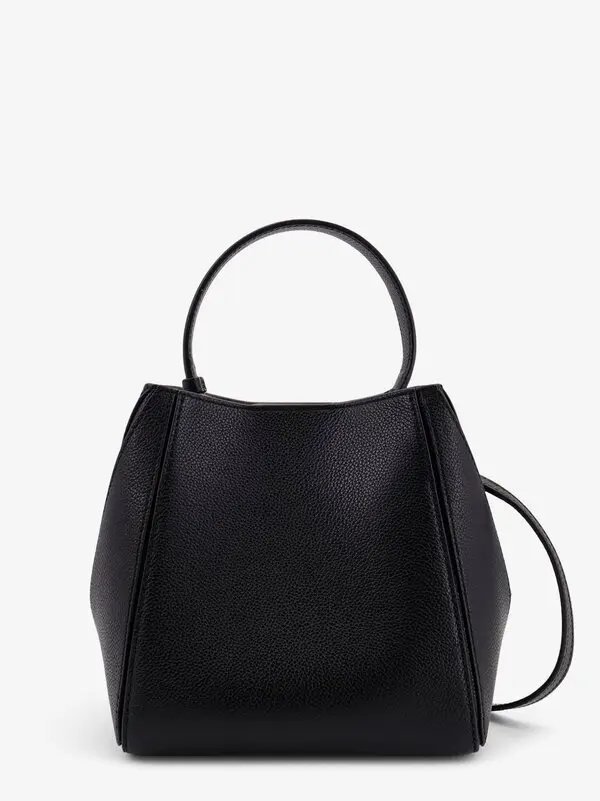 Tory Burch Mcgraw Small Leather Bucket Bag - Black