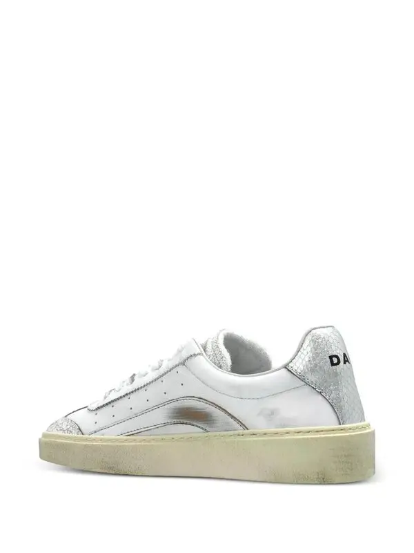 Dsquared2 Rider Metallic Leather Low-top Sneakers