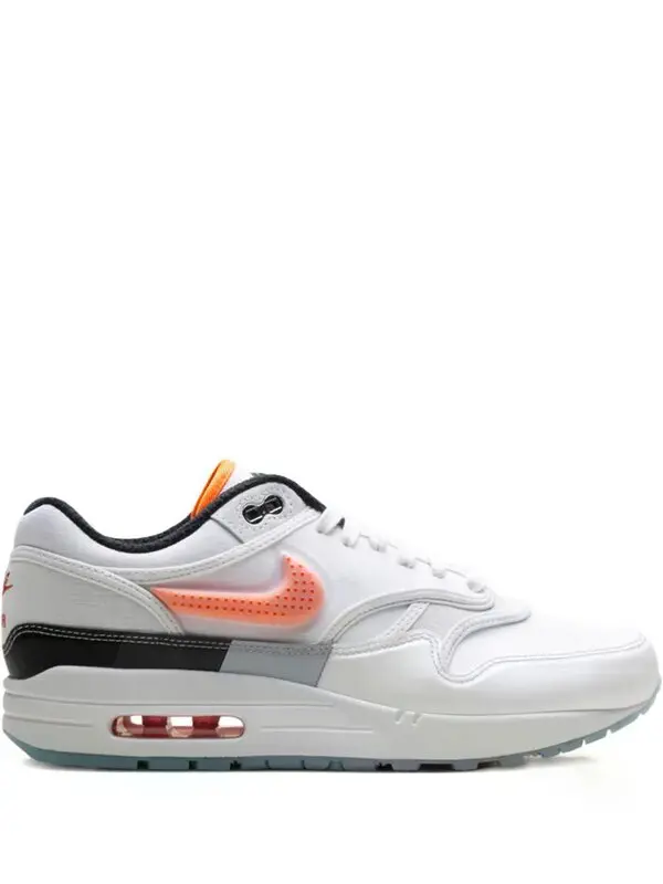 Nike Air Max 1 Sneakers - White/hyper Crimson/black