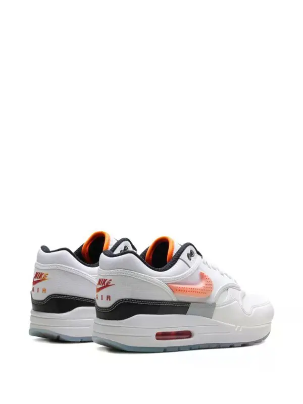 Nike Air Max 1 Sneakers - White/hyper Crimson/black