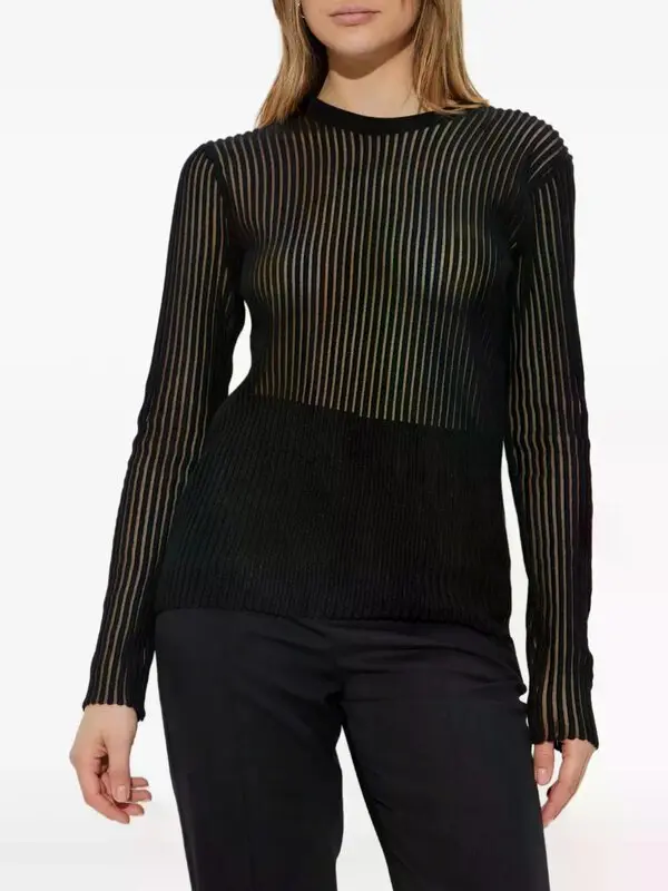 Helmut Lang Ribbed Long-sleeve Top