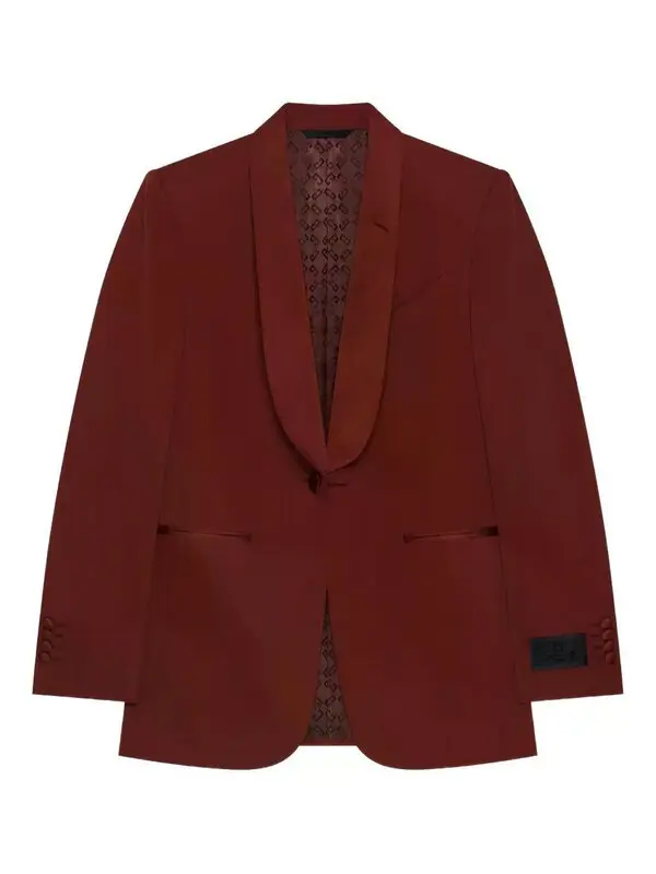 Givenchy Shawl-lapel Blazer - Red
