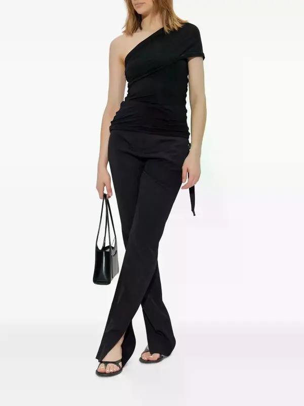 Helmut Lang One-shoulder Top - Black