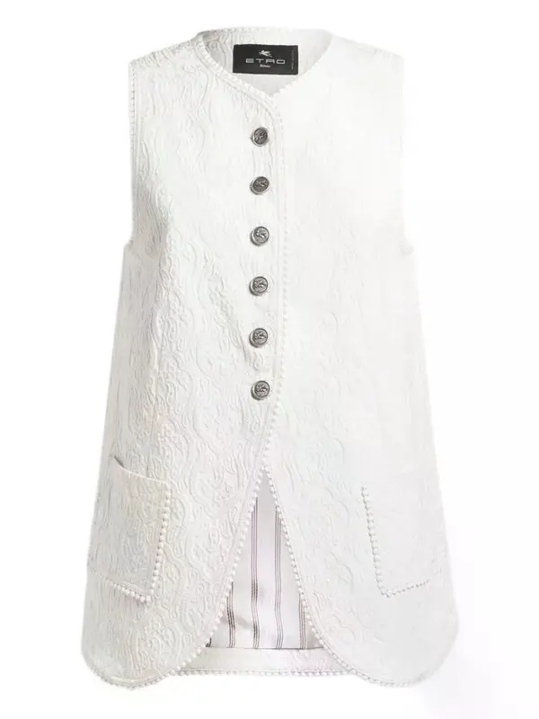 Etro Paisley-jacquard Waistcoat
