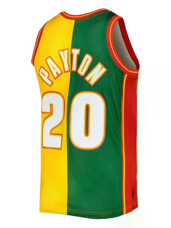 Mitchell & Ness Nba Seattle Supersonics 1995 Gary Payton Split Swingman Tank Top