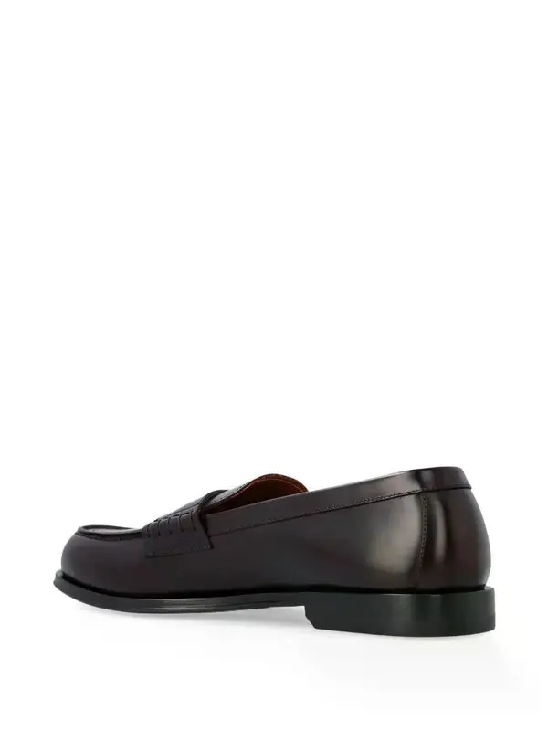 Dsquared2 Leather Penny Loafers