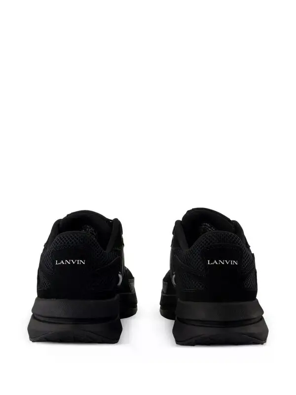 LANVIN Mesh-panelled Sneakers - Black