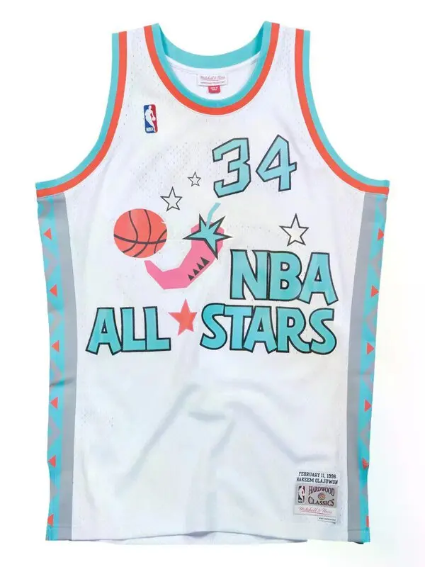 Mitchell & Ness Nba All Star 96 Hakeem Olajuwon Swingman Tank Top - White