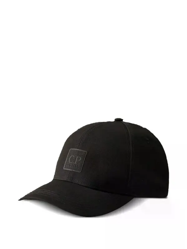 C.P. COMPANY Logo-appliqué Baseball Cap - Black
