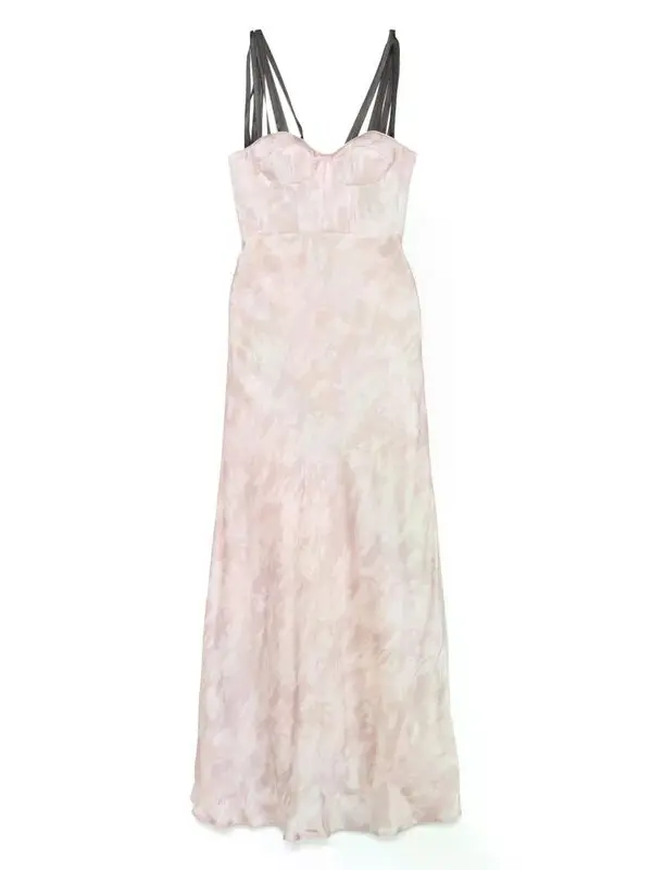 Pinko Satin Maxi Dress