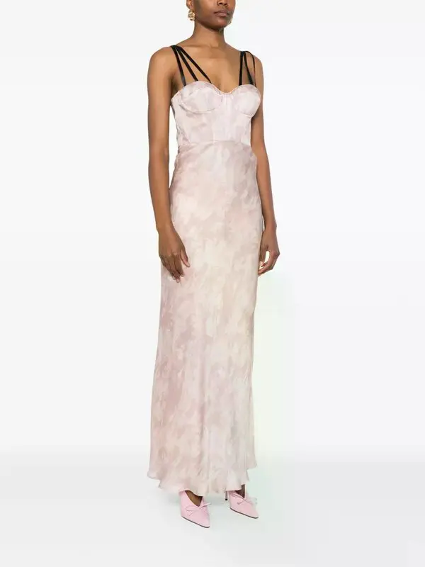 Pinko Satin Maxi Dress