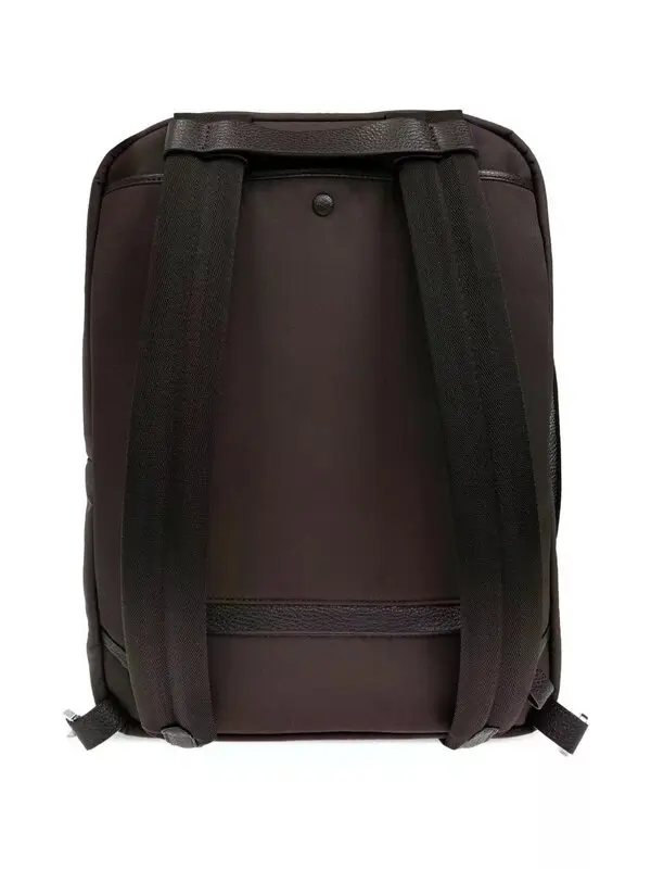 Giorgio Armani Logo-motif Backpack - Brown