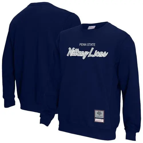 Mitchell & Ness Penn State Nittany Lions Elite Script Pullover Sweatshirt