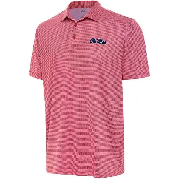 ANTIGUA Red/ Ole Miss Rebels Rings Polo