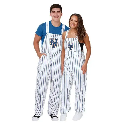 FOCO Pinstripe Bib Overalls