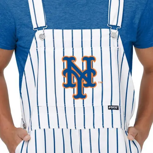 FOCO Pinstripe Bib Overalls