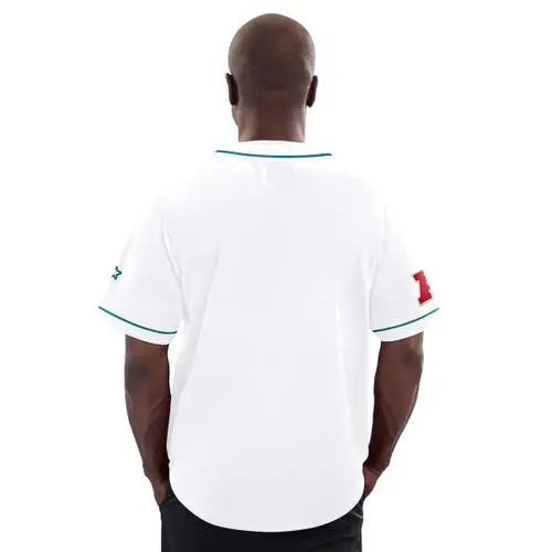 STARTER Miami Dolphins Relay Vintage Full-button Baseball Jersey
