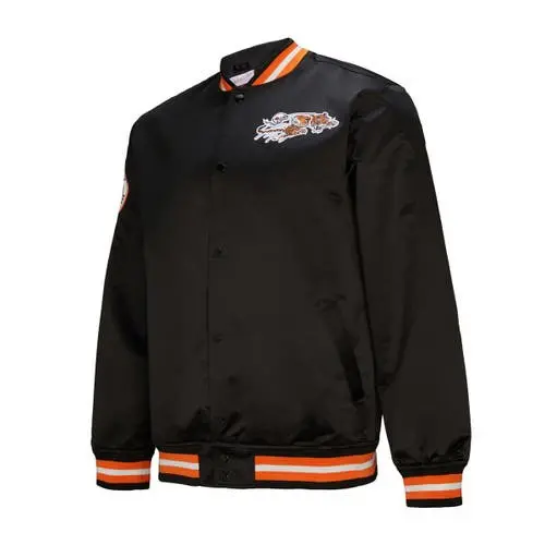 Mitchell & Ness Cincinnati Bengals Satin Full-snap Jacket