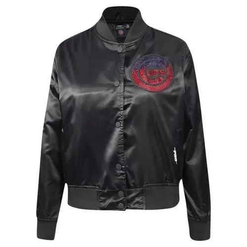 PRO STANDARD Chicago Cubs Rhinestone Satin Jacket