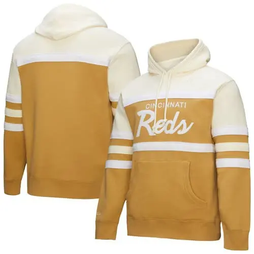 Mitchell & Ness Cincinnati Reds Head Coach Pullover Hoodie