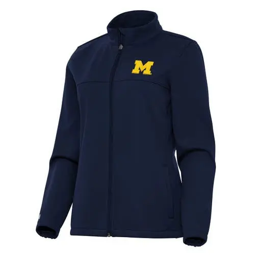 ANTIGUA Michigan Wolverines Links 2 Full-zip Golf Jacket