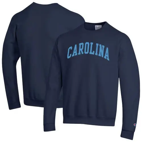 Champion North Carolina Tar Heels Basic Arch Fleece Pullover Sweatshirt