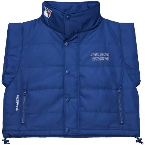 Mitchell & Ness New York Rangers Cropped Puffer Vest