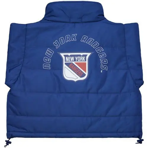 Mitchell & Ness New York Rangers Cropped Puffer Vest