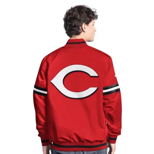 STARTER Cincinnati Reds Scout Varsity Jacket