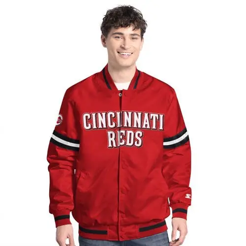 STARTER Cincinnati Reds Scout Varsity Jacket