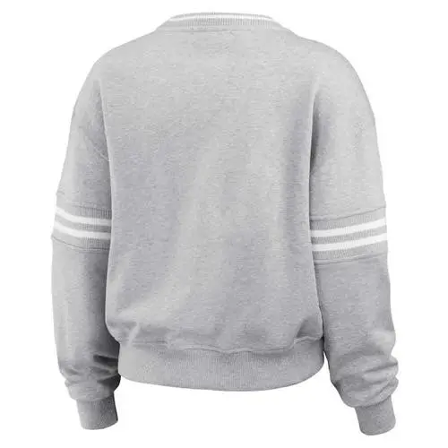 WEAR BY ERIN ANDREWS Lsu Tigers Classic Stripe Pullover Sweater