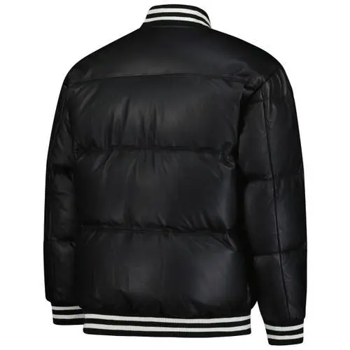 STARTER Chicago White Sox Full-zip Leather Jacket