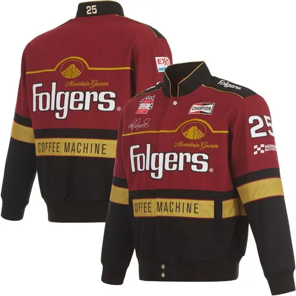JH DESIGN Tim Richmond Folgers Twill Uniform Full-snap Jacket