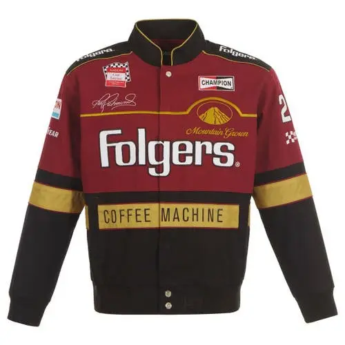JH DESIGN Tim Richmond Folgers Twill Uniform Full-snap Jacket