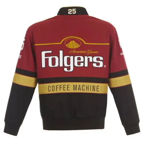 JH DESIGN Tim Richmond Folgers Twill Uniform Full-snap Jacket