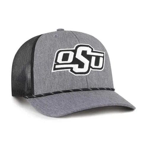 '47 Oklahoma State Cowboys Carbon Rope Trucker Hat